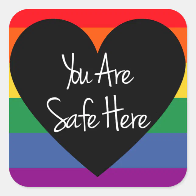 Safe Zone Sticker | Zazzle