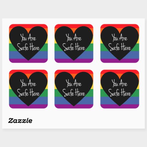 Safe Zone Sticker | Zazzle