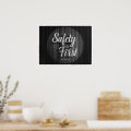 Safety First Classic Cinema Title Poster | Zazzle