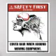 Safety First Humor-Cover Hair Poster | Zazzle