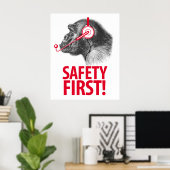 Safety First! Poster | Zazzle