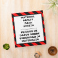 Safety Material Data Sheet Binder | Zazzle