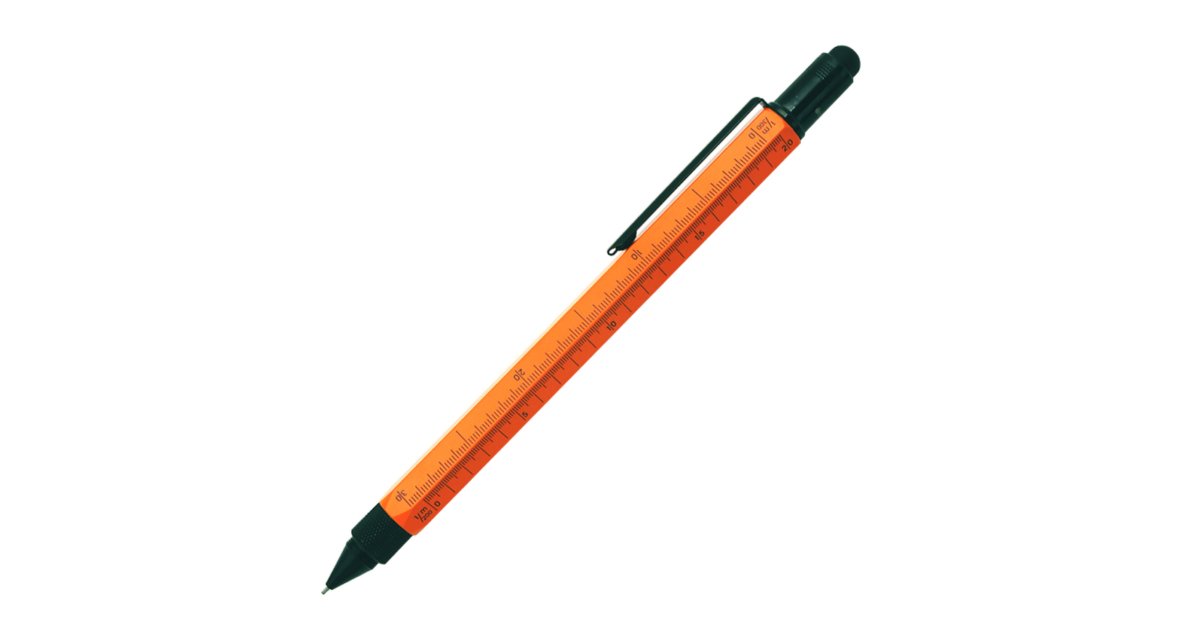 Safety Orange 9 in 1 Multi Tool Mechanical Pencil | Zazzle