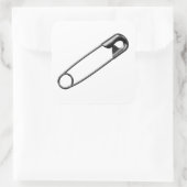 Safety Pin Sticker | Zazzle