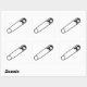 Safety Pin Sticker | Zazzle
