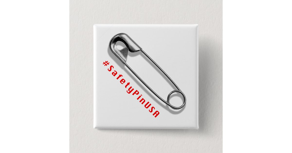 "Safety Pin USA Campaign" Button | Zazzle