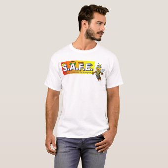 Safety Team T-shirts front and back design | Zazzle