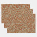 Saffron Arcadia William Morris Hawthorn Wrapping Paper Sheets | Zazzle