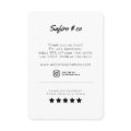 SAFIRO marble thank you card | Zazzle