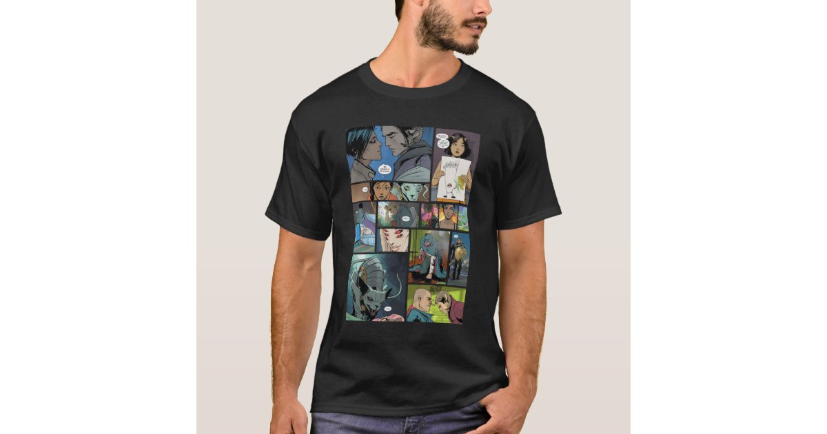Saga Image Comics Panel Design Classic T-Shirt | Zazzle