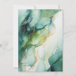 Sage and Ivory Ink Wedding Invitation | Zazzle