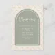 Sage Graduation Ceremony Commencement Details Enclosure Card | Zazzle