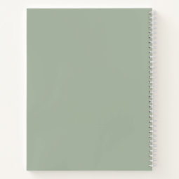 Sage Green Arch Personalized Photo Wedding Guest Notebook | Zazzle