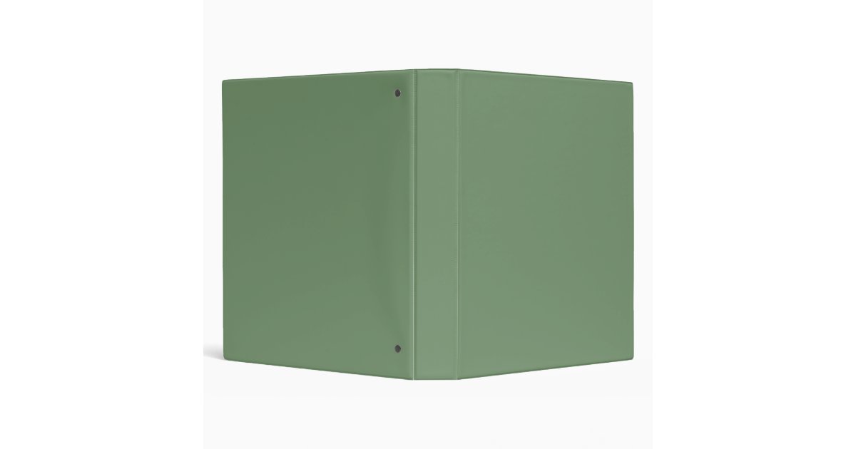 Sage Green Binder | Zazzle