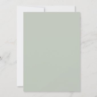 Sage Green Crest Monogram Modern Couples Shower Invitation | Zazzle