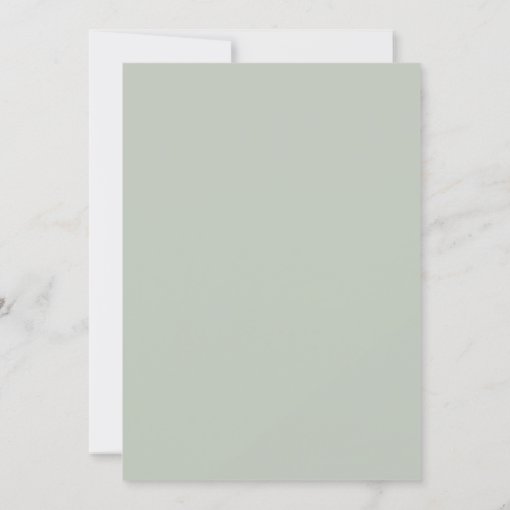 Sage Green Crest Monogram Modern Couples Shower Invitation | Zazzle