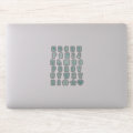 Sage Green Dainty Floral Monogram Alphabet Letters Sticker | Zazzle