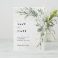 Sage Green Eucalyptus Minimalist Botanical Wedding Save The Date | Zazzle