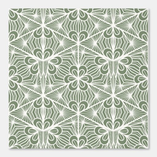 Sage Green Geometric Pattern Wallpaper Wallpaper | Zazzle
