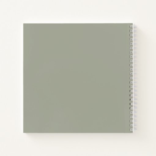 Sage Green Letters to My Daughter Memory Keepsake Notebook | Zazzle