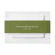 Sage Green Monogram Wedding Belly Band | Zazzle