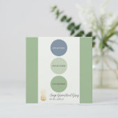 Sage Green Muted Color Palette Card | Zazzle