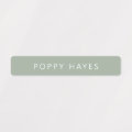 Sage Green Name Labels | Zazzle