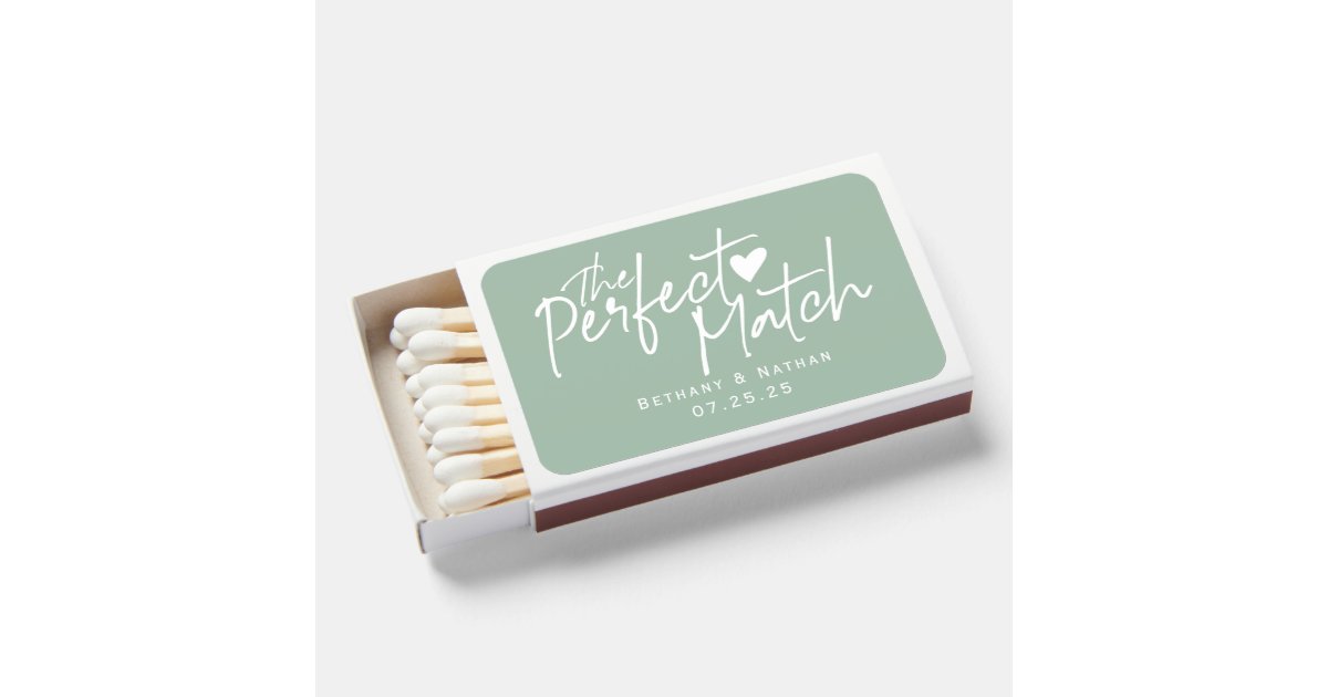 Sage Green, perfect match modern wedding favors | Zazzle