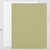 Sage Green Polka Dot Print Scrapbook Paper | Zazzle