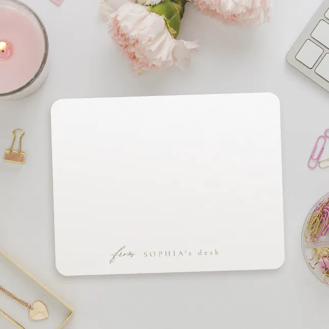 Sage Green Simply Elegant Personalized Stationery Note Card | Zazzle
