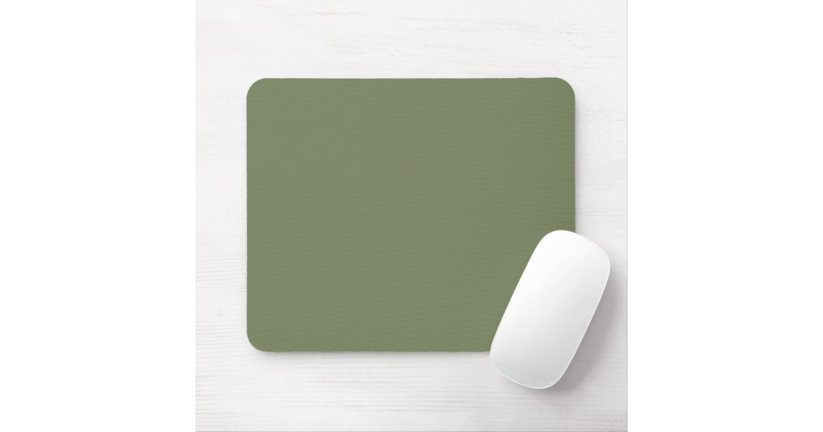 Sage Green Solid Color Mouse Pad | Zazzle