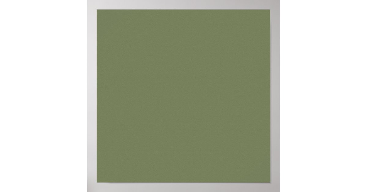Sage Green Solid Color Poster | Zazzle