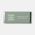 Sage Green Text & Logo l Modern Corporate Events Hershey Bar Favors ...