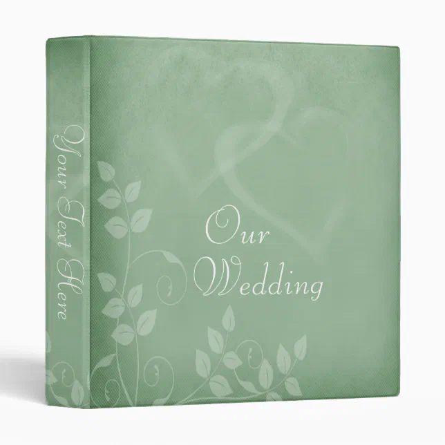 Sage Green Vintage Photo Album Binder | Zazzle