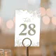 Sage Green Wedding Table Number Greenery | Zazzle