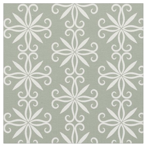 Sage Green Fabric | Zazzle