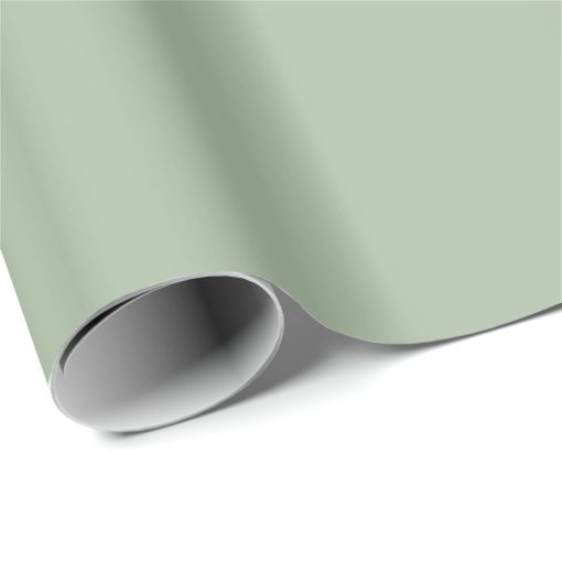 Sage Green Wrapping Paper | Zazzle