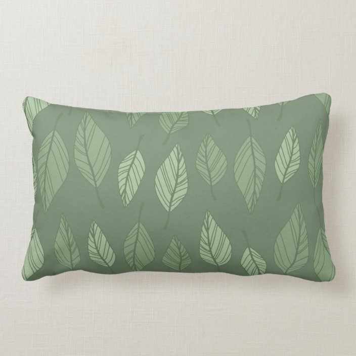 Sage Modern Lumbar Pillow | Zazzle.com