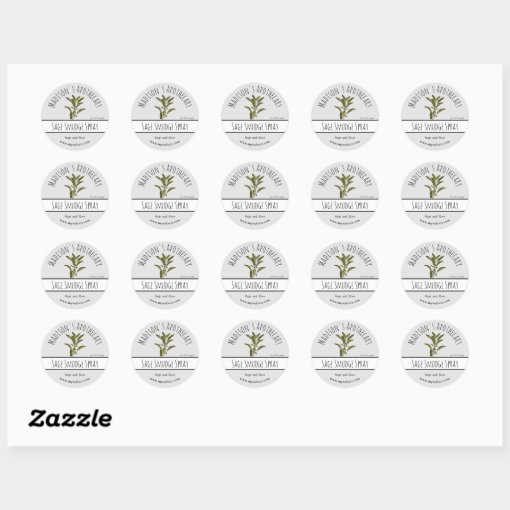 Sage Smudge Spray Product Labels | Zazzle