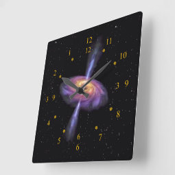 Sagittarius A Quasar V2 ~ Time Machine Clock ~ | Zazzle