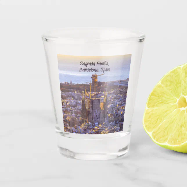 Sagrada Familia Catholic Church, Barcelona, Spain Shot Glass | Zazzle