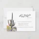 Saguaro Cactus Spanish Response Card | Zazzle