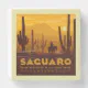 Saguaro Square National Park | Arizona Wooden Box Sign | Zazzle