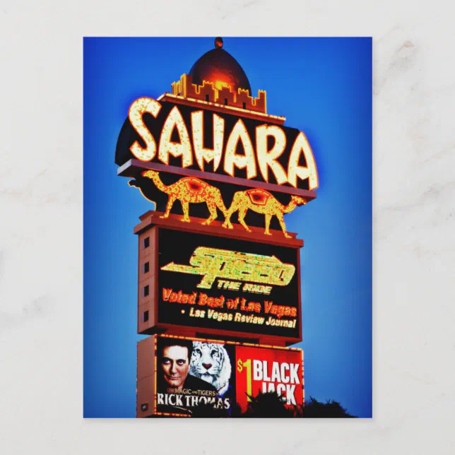 Sahara Sign Postcard | Zazzle