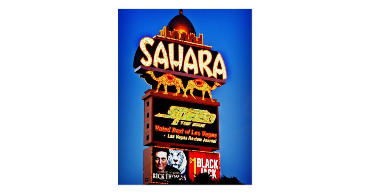 Sahara Sign Postcard | Zazzle.com