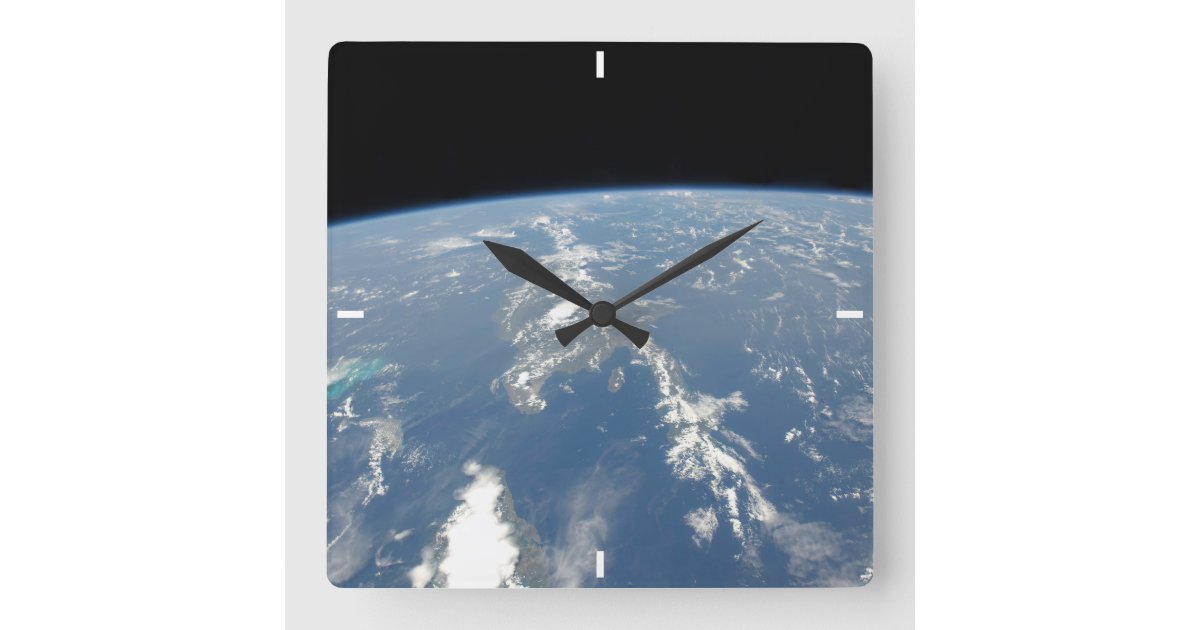 Saharan Dust Blowing Westward Into The Atlantic. Square Wall Clock | Zazzle