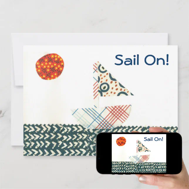 Sail Boat Retirement Party Invitations | Zazzle