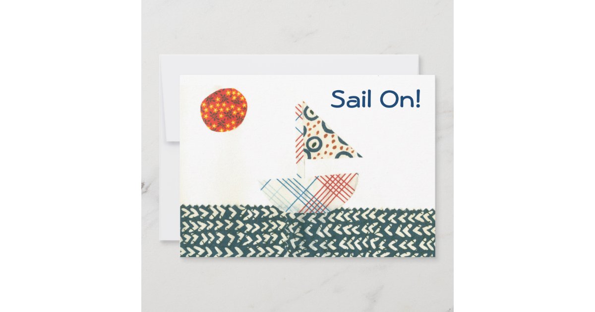 Sail Boat Retirement Party Invitations | Zazzle