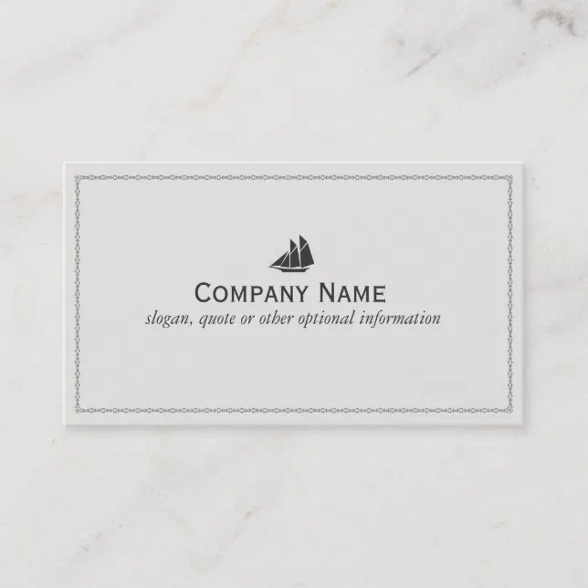 Sail Boat Sailor Nautical Business Card | Zazzle