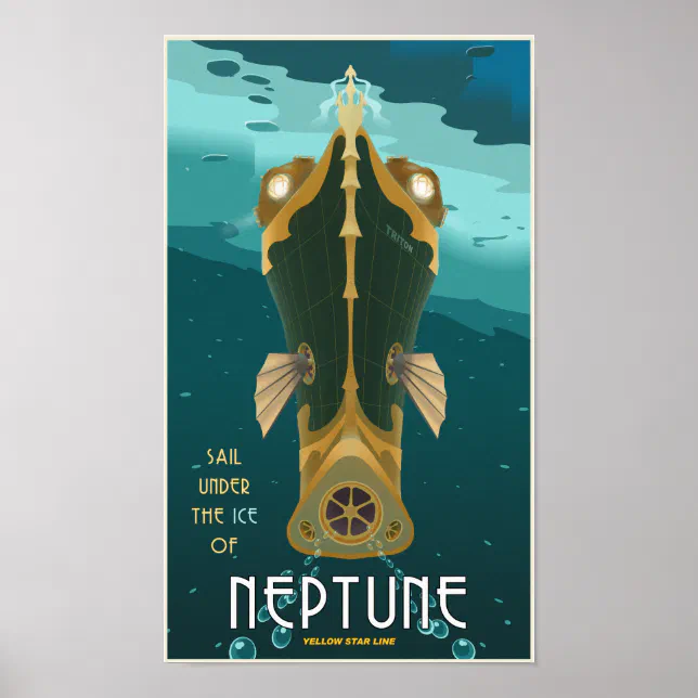 Sail Neptune Poster | Zazzle